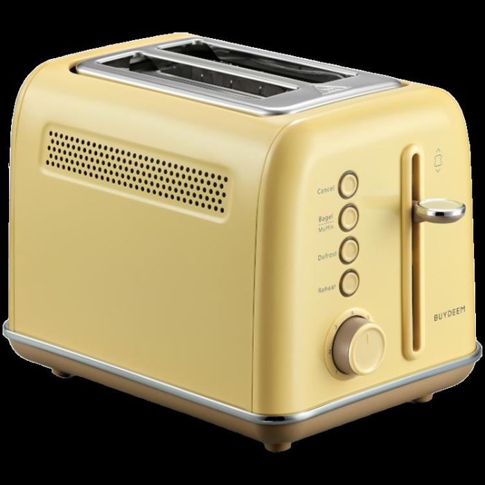 BUYDEEM 2 Slice Toaster, model DT620E, color Mellow Yellow, EU