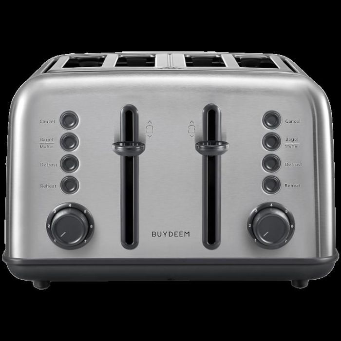 BUYDEEM 4 Slice Toaster, model DT640E, color Stainless Stell, EU
