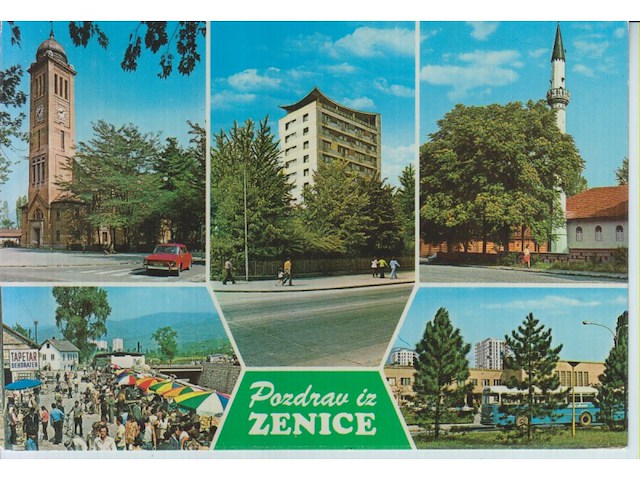 ZENICA / POZDRAV IZ ZENICE iz vremena bivše Jugoslavije