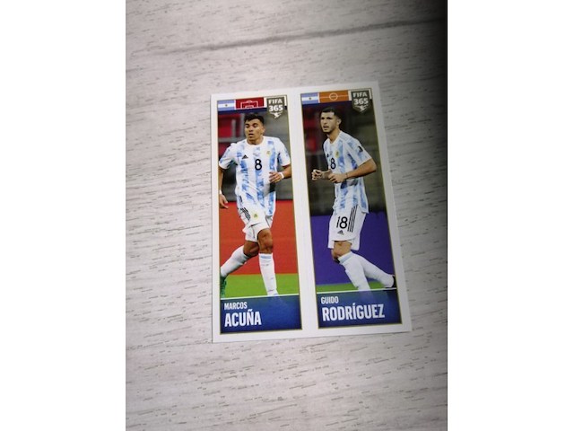 Sličica za album FIFA 365 2022 br.344a,b