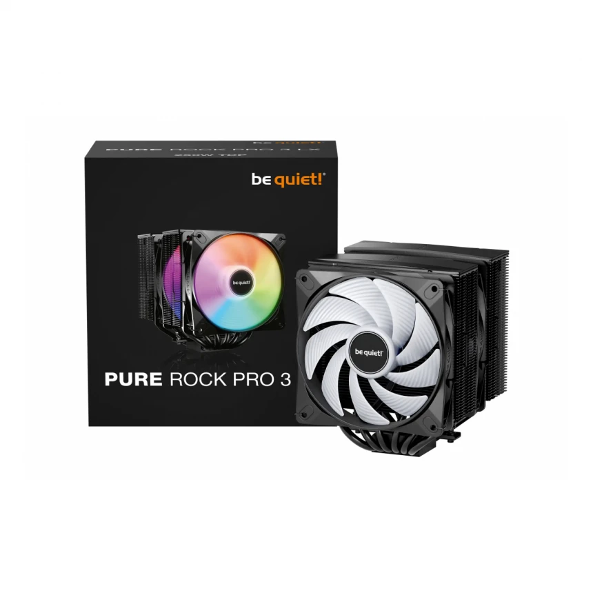 CPU Cooler Be quiet ARGB Pure Rock PRO 3 LX BK043 (AM4,AM5,1200,1700)/TDP-250W