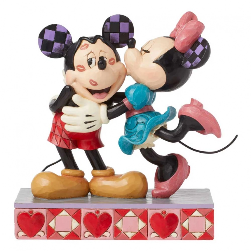 Hugs & Kisses Mickey & Minnie Love Figurine