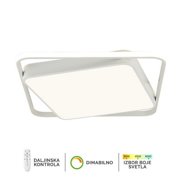 FORMA LED plafonska lampa 50W 3000K-6400K F2822-50C WH