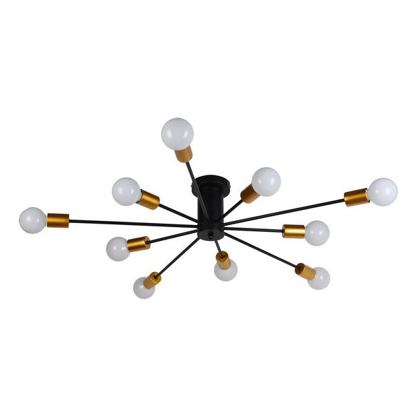 FORMA Plafonska lampa 10xE27 FK7009-10C BK