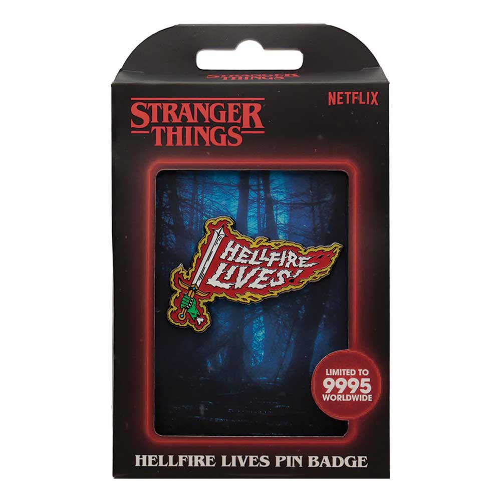 Stranger Things - Hellfire Lives Pin Badge