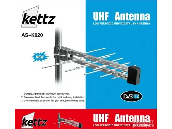 Spoljna antena Kettz AS-K020 TV/FM/T2