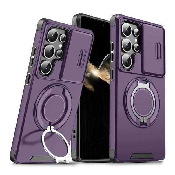 Maska za Samsung S948B Galaxy S26 Ultra ljubicasta CamShield Ring stand