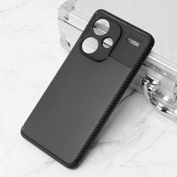 Maska za Xiaomi Redmi Note 13 Pro Plus (EU) Defender Carbon crna