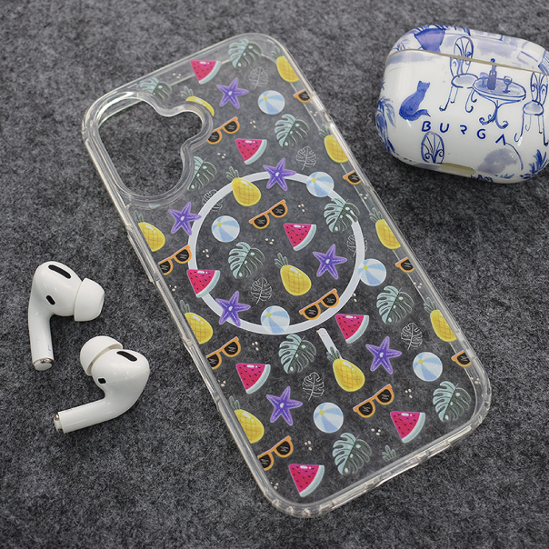 Maska za iPhone 17 Sunny Paradise Mag Case Nanobit Print