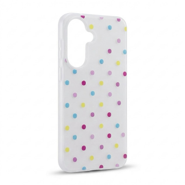 Maska za Samsung A57 Candy Dots bela