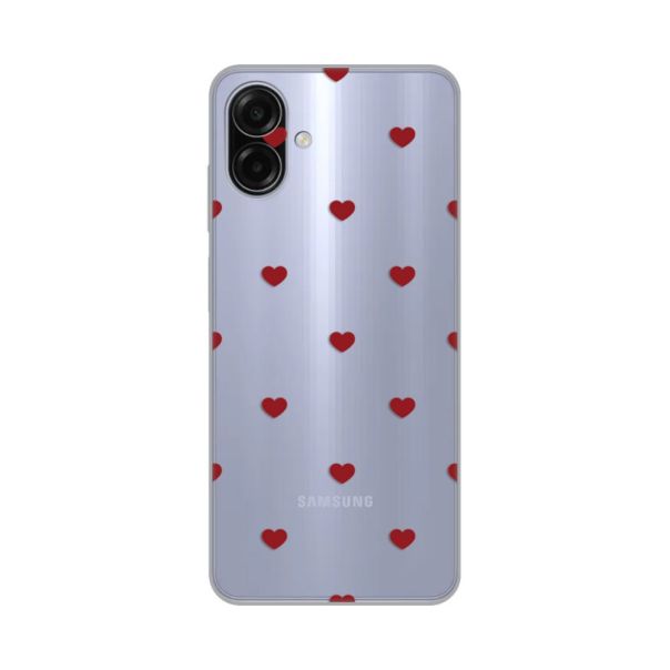 Maska za Samsung A075F Galaxy A07 Red Hearts Silikonska Print