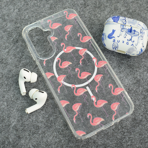 Maska za Samsung A17 5G/ A175F Tropical Flamingos Mag Case Nanobit Print