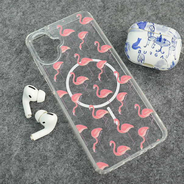 Maska za Samsung A07/ A075F Tropical Flamingos Mag Case Nanobit Print