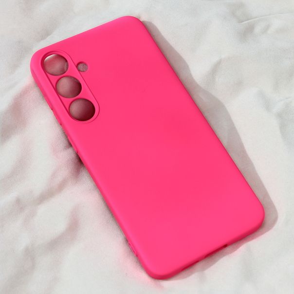 Maska za Samsung Galaxy S24 Plus Teracell Soft Velvet pink