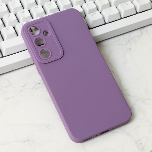 Maska za Samsung Galaxy A35 5G Silikon Pro Camera ljubičasta
