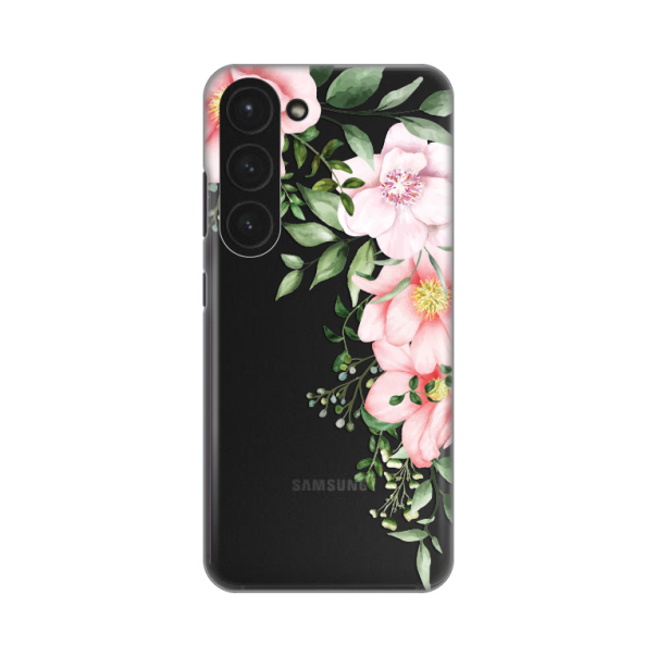 Maska za Samsung Galaxy S23 Gentle Rose Pattern Silikonska Print Skin