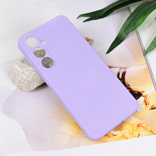 Maska za Samsung Galaxy S24 FE Teracell Soft Velvet ljubičasta