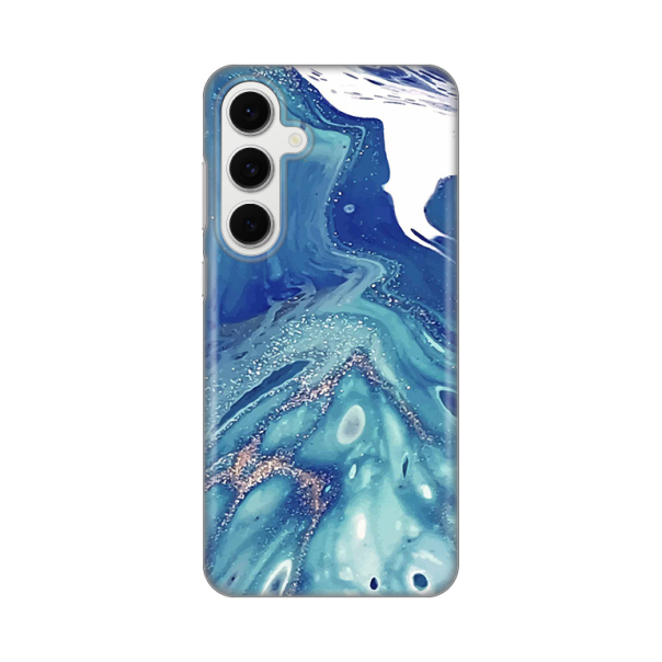 Maska za Samsung Galaxy S24 Fe Blue Marble Silikonska Print