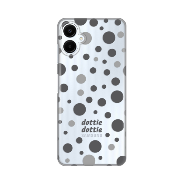 Maska za Samsung Galaxy A06 Dottie Dottie Gray Silikonska Print Skin