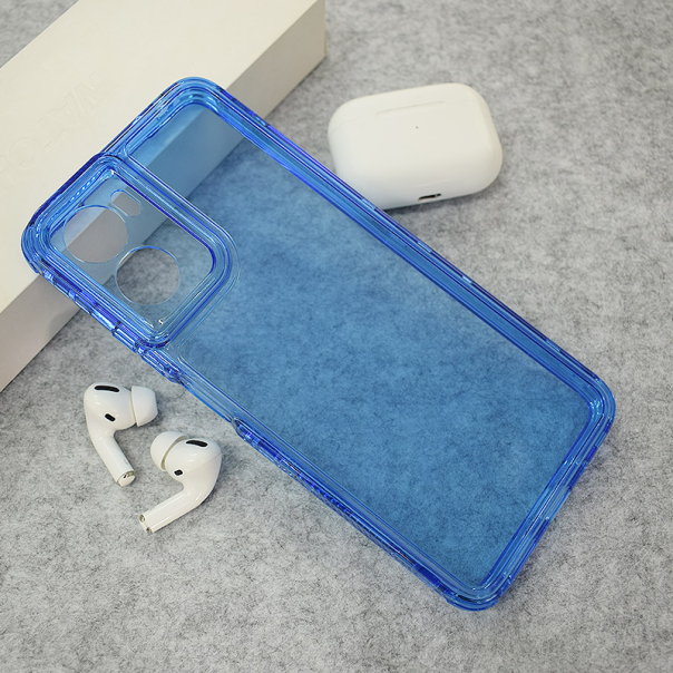 Maska za Motorola G06 Color Transparent plava