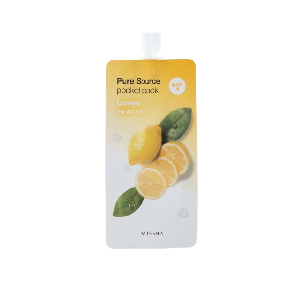 Pure Source Pocket Pack Sleeping Mask Lemon 10ml