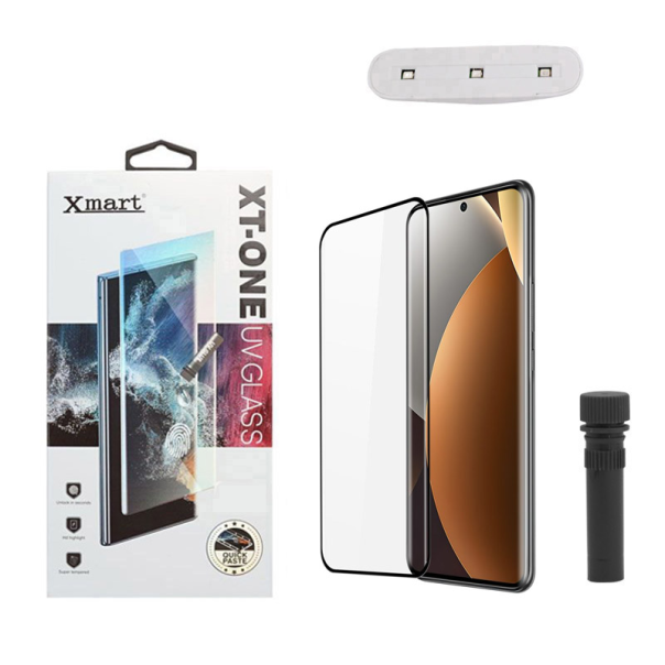 Zaštitno staklo XMART UV Glue Full Cover + lampa za Xiaomi Redmi Note 15 Pro Plus 5G (EU)