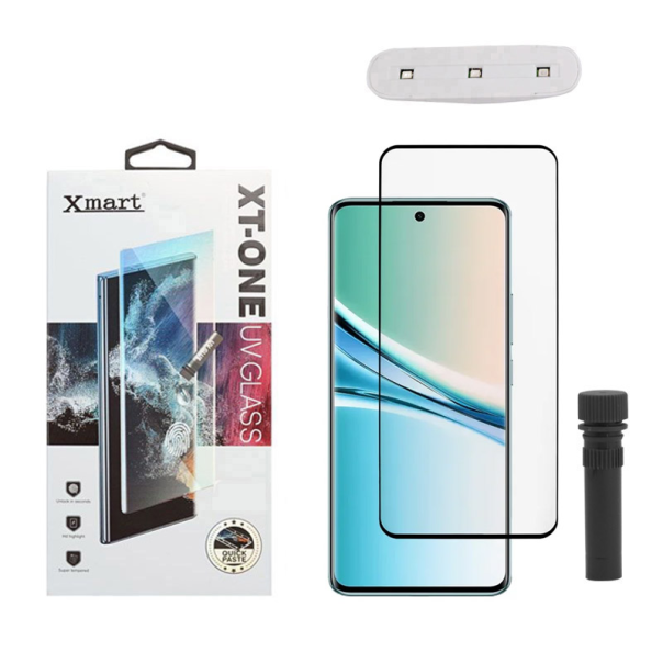 Zaštitno staklo XMART UV Glue Full Cover + lampa za Xiaomi Redmi Note 15 (EU)