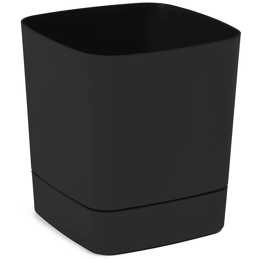 Saksija Clima 16x16 recycled black LA140-04