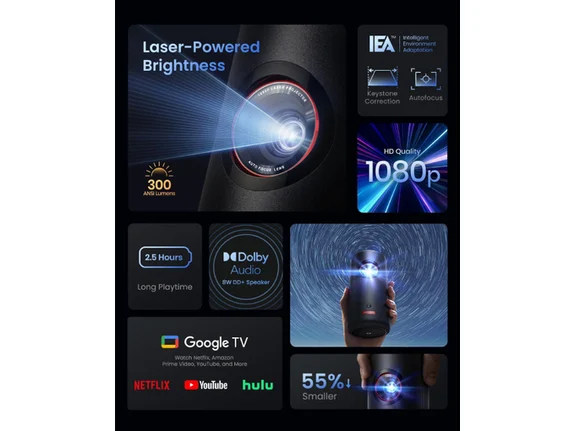 Anker TV projektor Nebula Capsule 3 Full HD Android