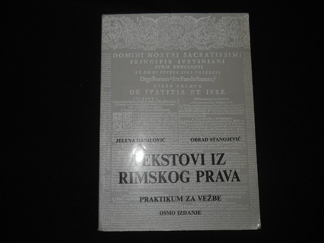 Tekstovi iz rimskog prava