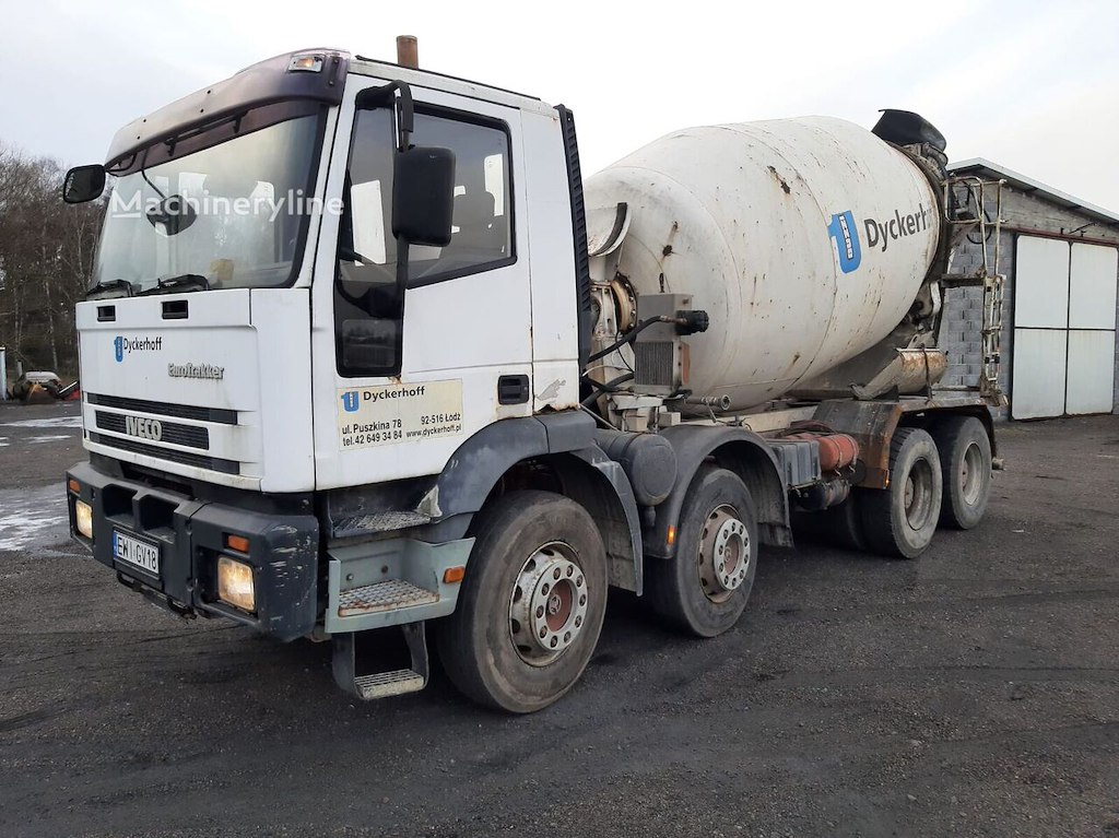 IVECO Eurotrakker 340 kamion s mešalicom za beton