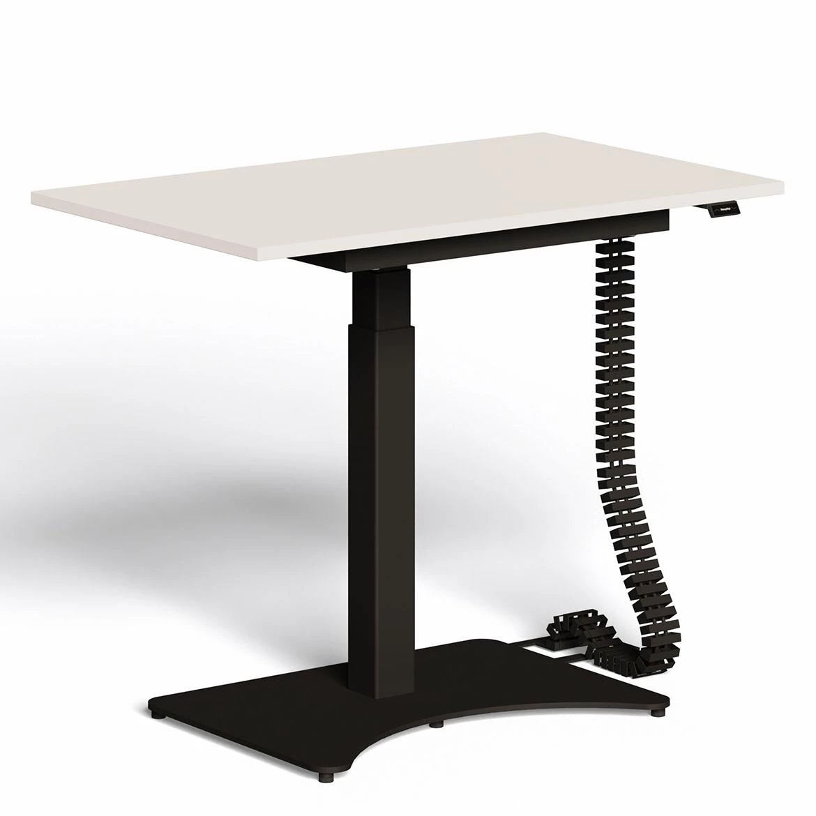 EMODEL 2.0 radni sto s elektricnim podešavanjem visine 90x55x62-100,8cm beli