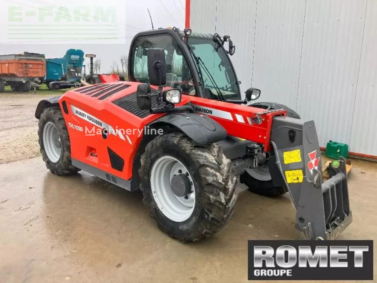 Massey Ferguson th7030 teleskopski prednji utovarivač