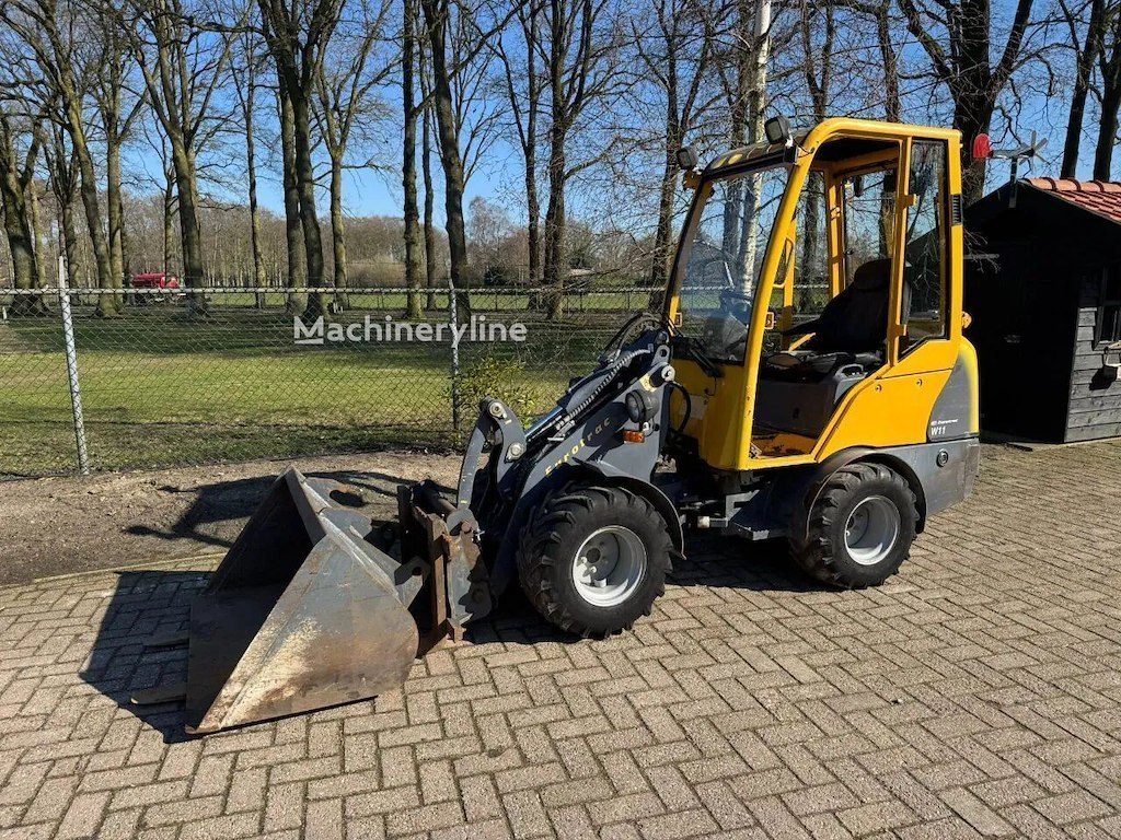 Eurotrac W11 Minishovel + bak & vorken prednji utovarivač