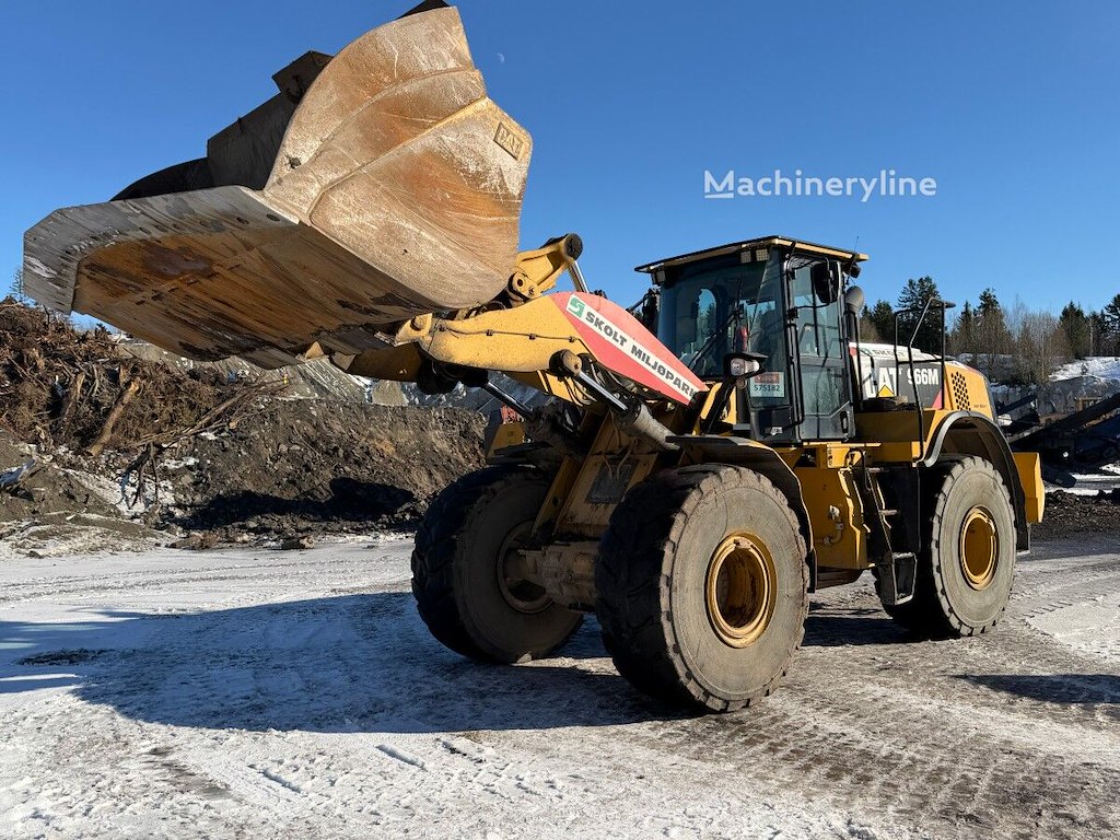 Prodaje se Caterpillar 966M FOREST MACHINE HJULLASTER, VEKT, SENTRALSMØRING, FULL SERVI prednji utovarivač na aukciji