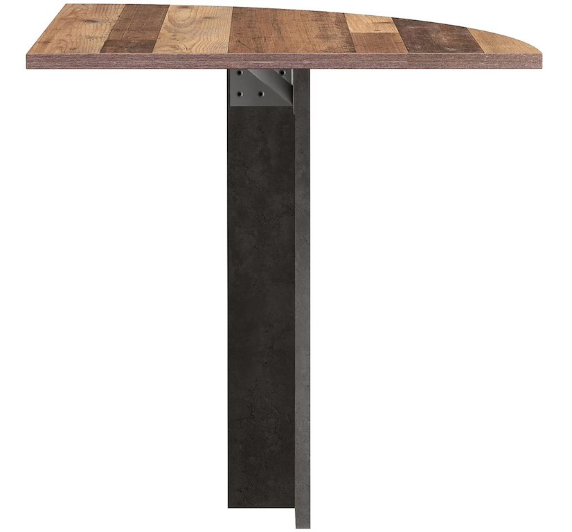 Symmach ugaoni nastavak za radni sto 70x70x73,5 oldwood natur/beton siva