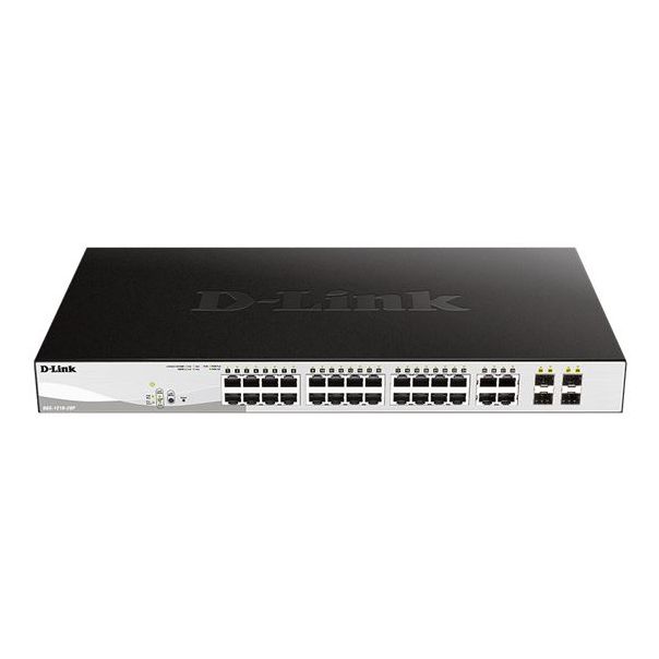 D-LINK 28 Gbps Smart Managed PoE Switch 4xSFP DGS-1210-28P