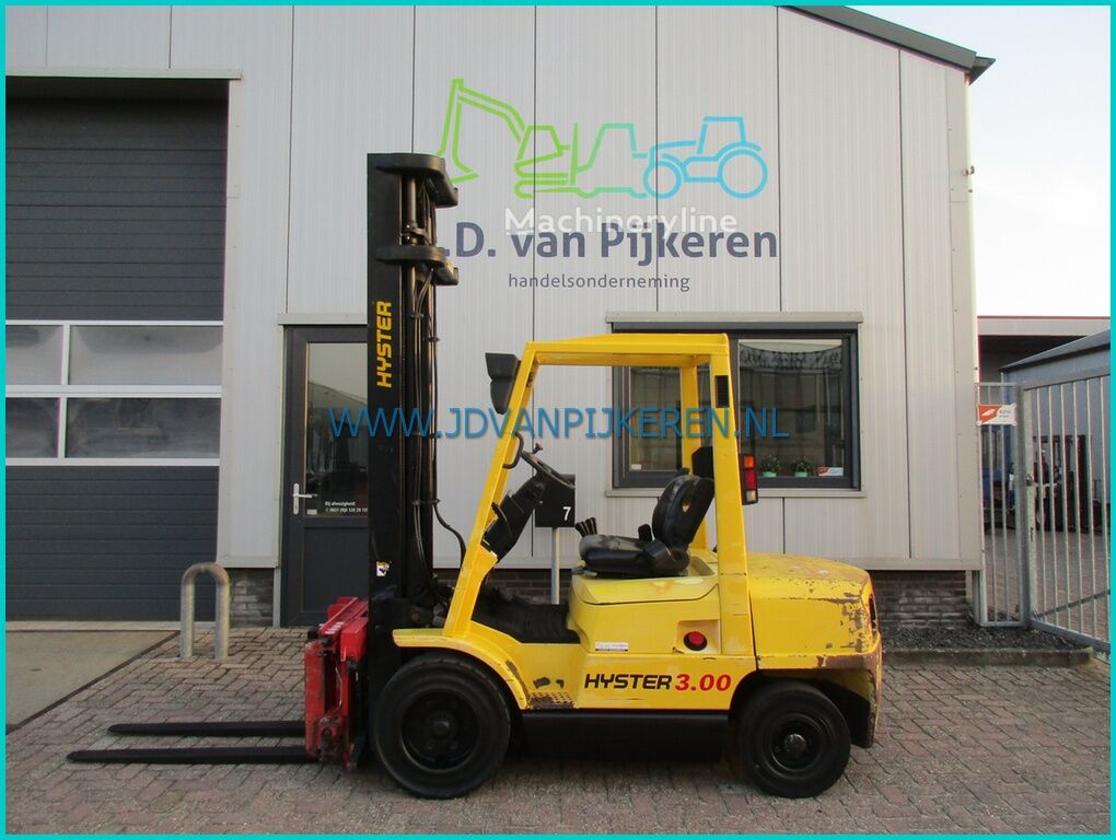 Hyster H3.00XM Perkins diesel 2004 sideshift+forkpositioner dizel viljuškar