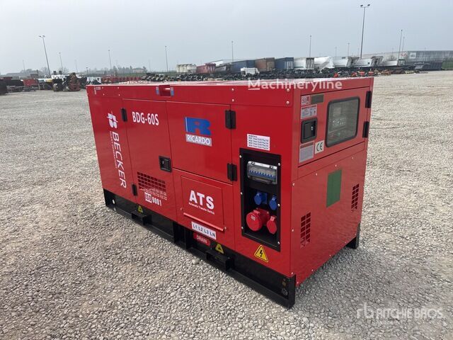 Prodaje se Becker BDG-60S diesel generator na aukciji