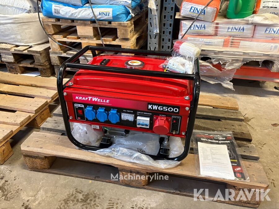Prodaje se KraftWelle KW6500 benzinski generator na aukciji