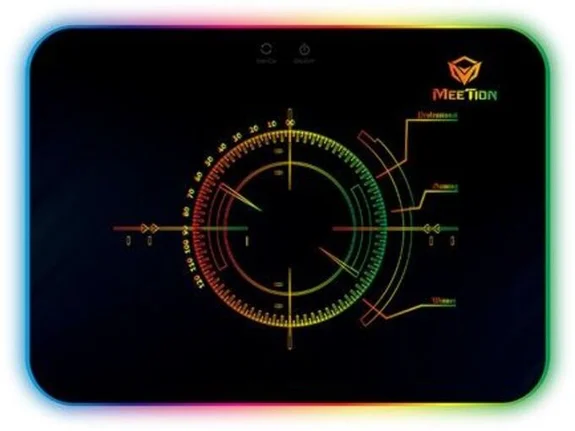Meetion Gaming tvrda podloga RGB 360x260x5mm P010