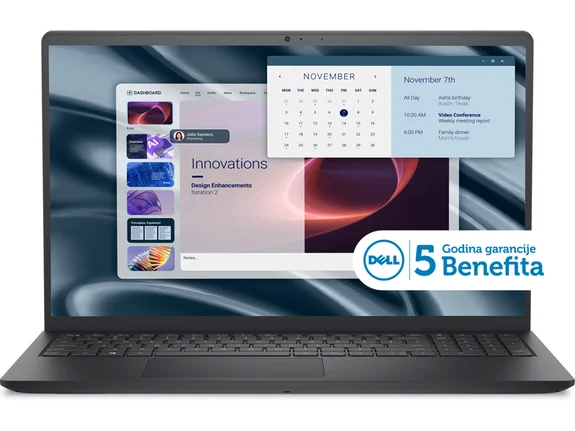 Dell Laptop Pro 15 Essential PV15250 15.6" FHD 120Hz i5-1334U 16GB 512GB SSD
