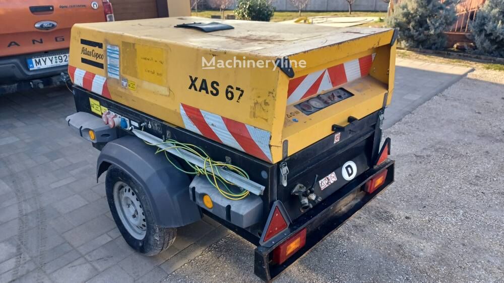 Atlas Copco XAS 67 mobilni kompresor