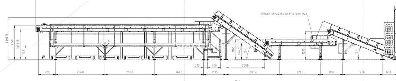 Belt conveyor 19 m trakasti konvejer