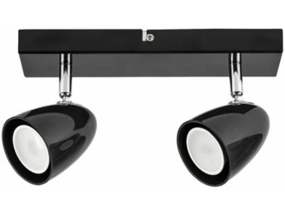 Rabalux Plafonjera Perico GU10 2X MAX 5W crna (73017)
