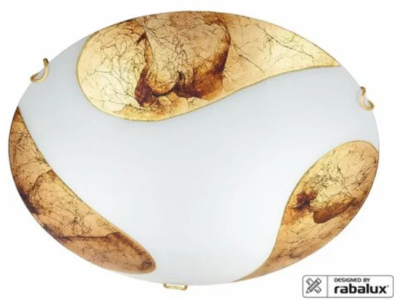 Rabalux Plafonjera Art gold E27 2x MAX 60W bela (1942)
