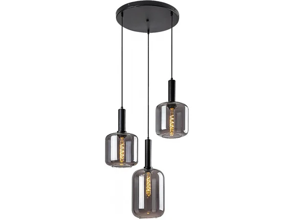 Rabalux Visilica Lissandra E27 3x MAX 40W mat crno (72103)
