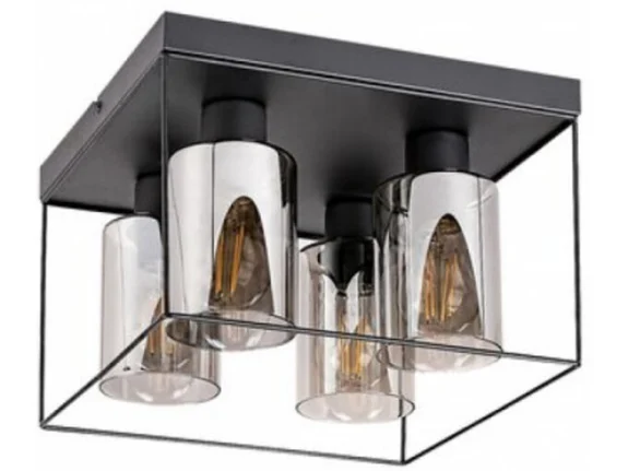 Rabalux Plafonjera Chadwick E27 4x MAX 25W crna (71034)