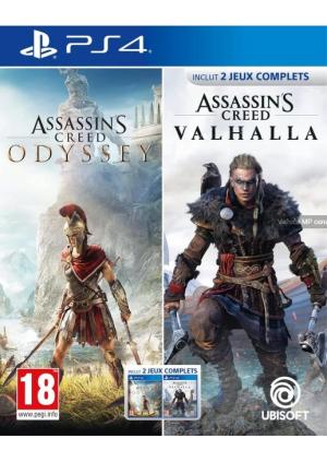 PS4 ASSASSIN'S CREED DOUBLE PACK - ODYSSEY & VALHALLA