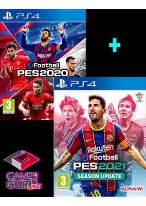 PES 20 + PES 21 KOMPLET G-LIVE AKCIJA
